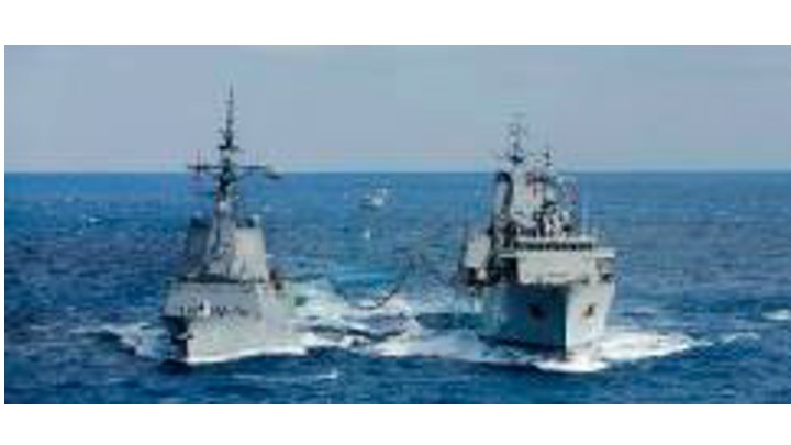 Royal Australian Navy HMAS Stalwart Conducts Replenishments-at-sea ...
