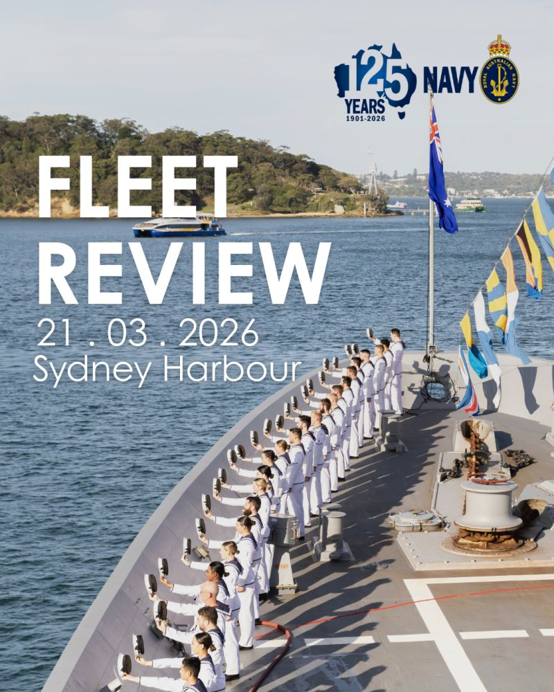 Royal Australian Navy fleet review – 21 March 2026 – The Naval Officers ...